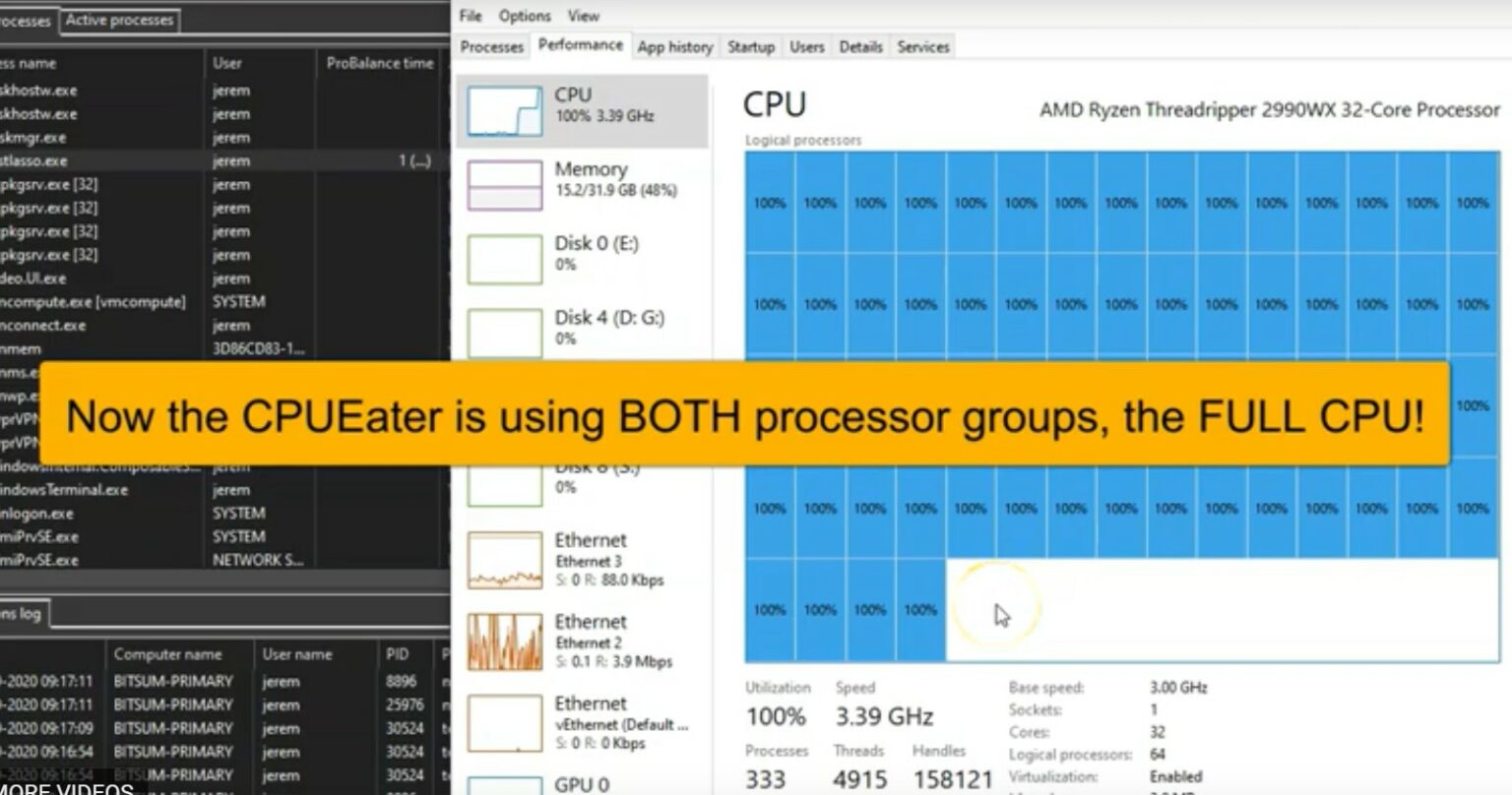 Process Lasso 9.7 – Processor Group Extender